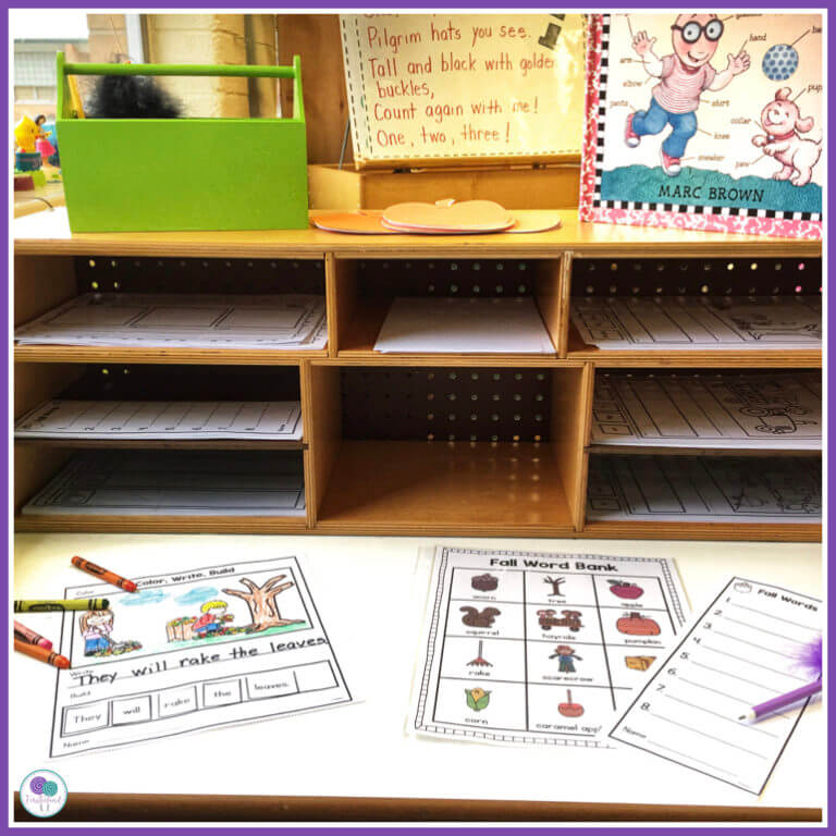 Best November Math And Literacy Centers For First Grade - Firstieland ...