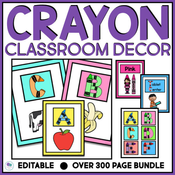 Crayon Themed Classroom Ideas For First Grade - Firstieland - First ...