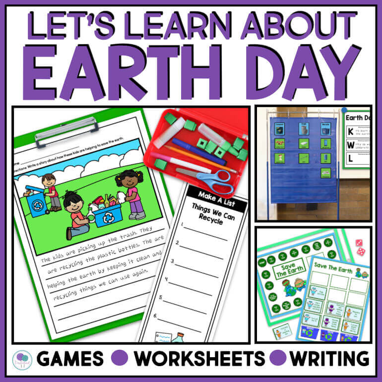 Fun Printable Earth Day Activities For First Grade Kids - Firstieland ...