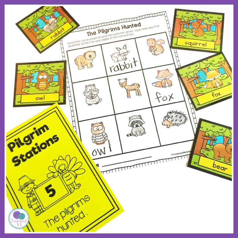 First Thanksgiving Unit For Kindergarten And First Grade - Firstieland ...