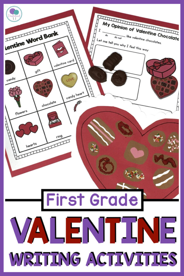 Valentine Writing Prompts - Firstieland - First Grade Teacher Blog