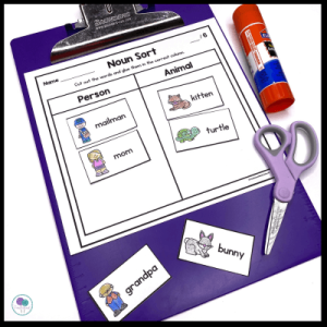 7 Easy Tips For Teaching Noun Activities In First Grade - Firstieland ...