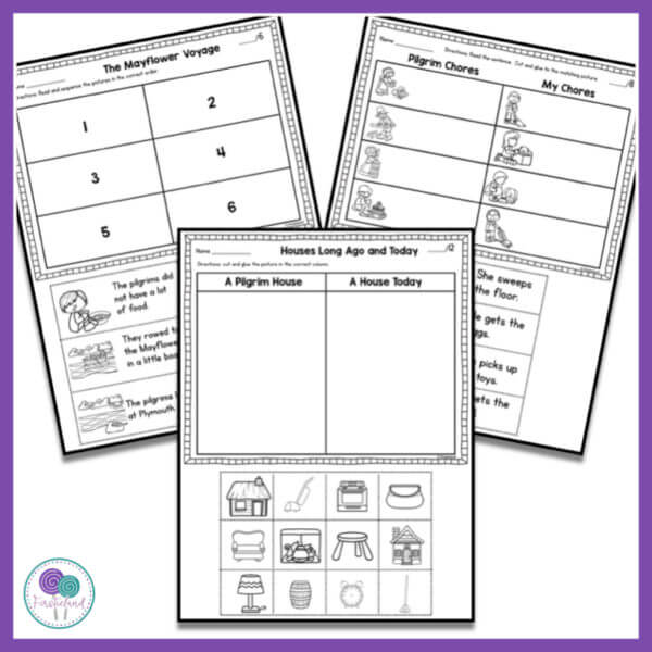 The First Thanksgiving Activities For First Grade - Firstieland - First ...