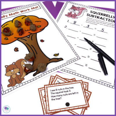 Best November Math And Literacy Centers For First Grade - Firstieland ...