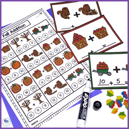 Best November Math And Literacy Centers For First Grade - Firstieland ...
