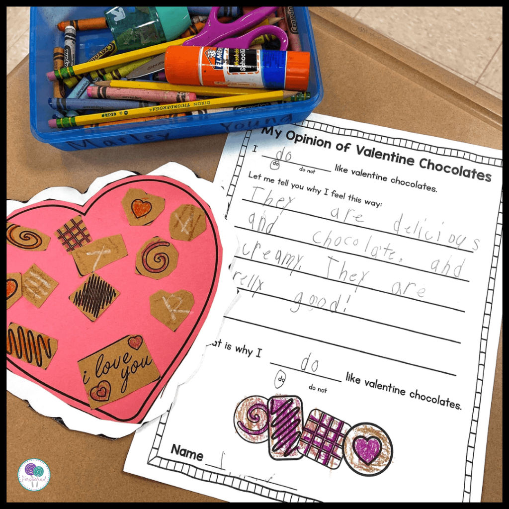 Fun & Easy Valentine Opinion Writing Prompts - Firstieland - First ...
