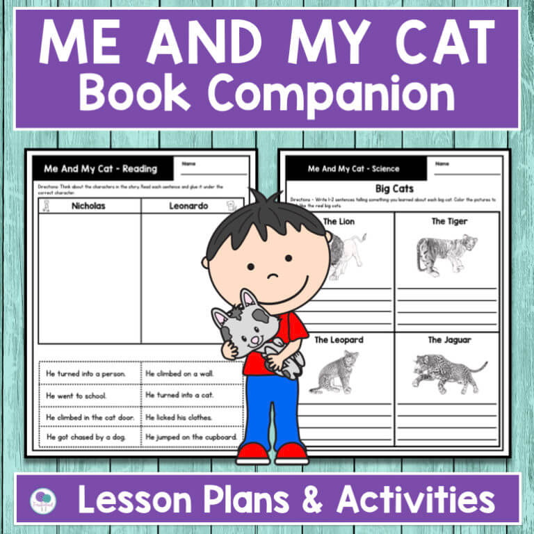 ME AND MY CAT - BOOK COMPANION - DISTANCE LEARNING PACKETS FIRST GRADE ...