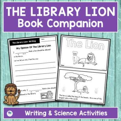 The Library Lion - Book Companion - Firstieland - First Grade Teacher Blog