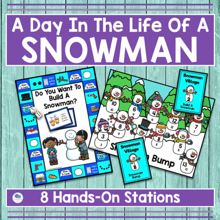 Snowmen At Work | Snowman At Night Activities | First Grade Theme Day ...