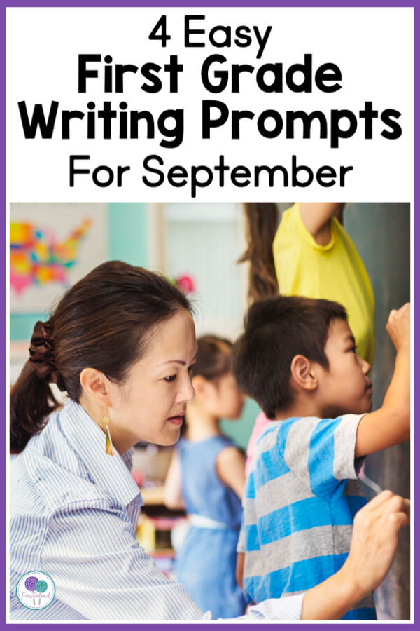 4 Easy First Grade Writing Prompts For September - Firstieland - First ...