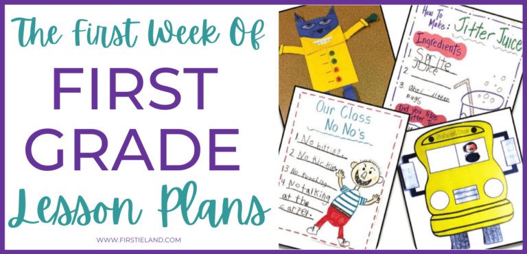 5 Best First Week Of School Activities For First Grade - Firstieland ...
