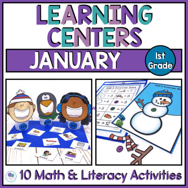 Best Winter Math And Literacy Centers Kids Will Love - Firstieland ...