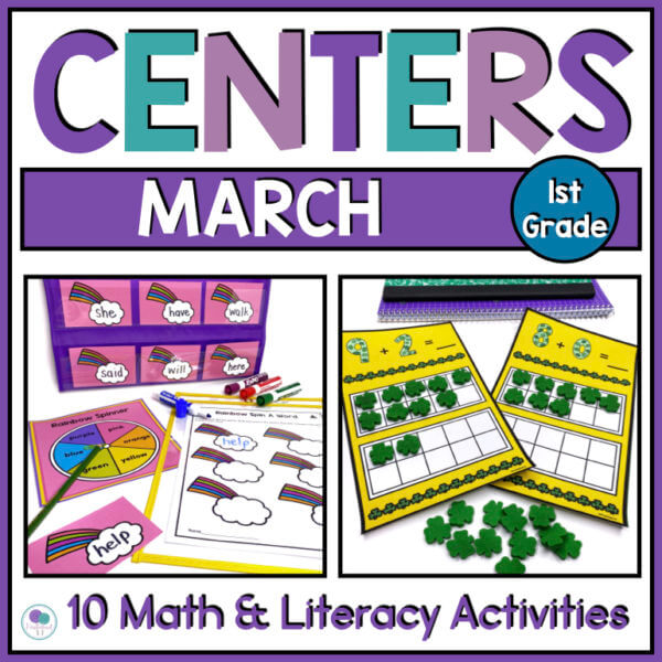 March Math And Literacy Centers Your Students Will Love - Firstieland ...