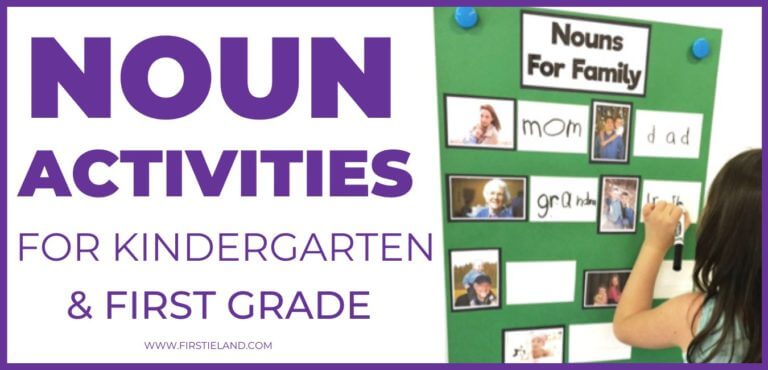 7 Easy Tips For Teaching Noun Activities In First Grade - Firstieland ...