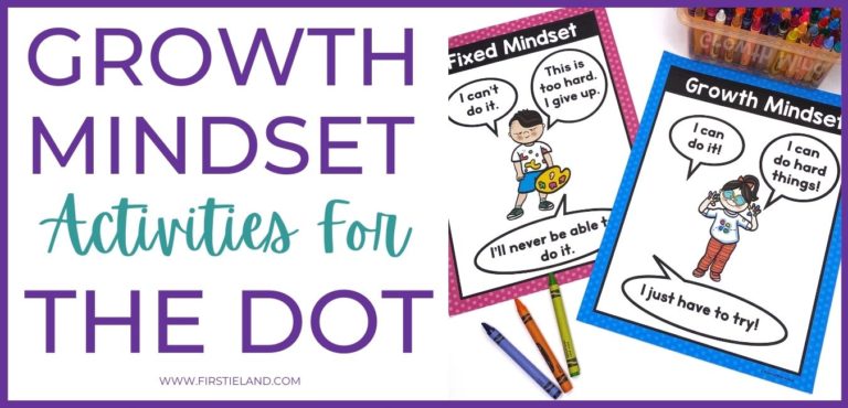 The Dot By Peter H Reynolds Growth Mindset For Kids - Firstieland ...