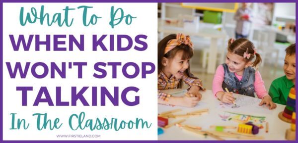 How To Control Student Talking In Your Room - Firstieland - First Grade ...