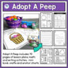Easter Activities Adopt A Peep Digital Kindergarten First Grade Second ...
