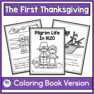 The First Thanksgiving Activities For Kindergarten And First Grade ...