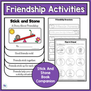 Friendship Skills And Activities For Stick And Stone First Grade ...