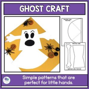 Halloween Witch Craft Pumpkin And Ghost Craft For October | Pre K 1st ...