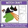 Halloween Witch Craft Pumpkin And Ghost Craft For October | Pre K 1st ...