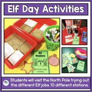 Elf Day Activities Elf Application Kindergarten 1st Grade Christmas ...