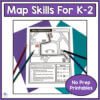 Me On The Map Skills Activities For First Grade With Flip Book ...