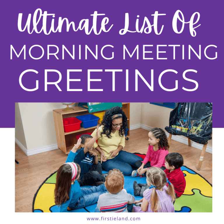 Responsive Classroom Morning Meeting In K-1 - Firstieland - First Grade ...