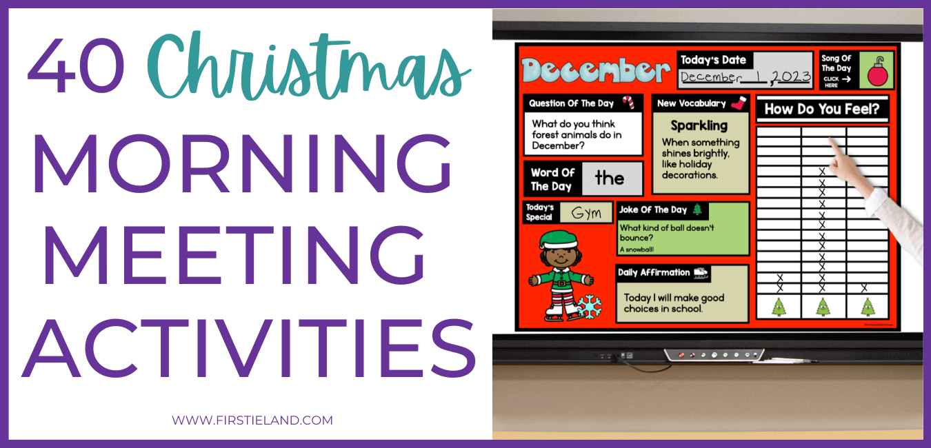 40 Awesome Christmas Morning Meeting Activities For December ...