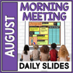 Morning Meeting Google Slides Kindergarten 1st Grade YEAR LONG ...