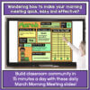 Morning Meeting Google Slides Kindergarten 1st Grade March Activities ...