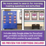 Morning Meeting Google Slides Kindergarten 1st Grade YEAR LONG ...
