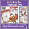 Thanksgiving Read Aloud |A Turkey For Thanksgiving Book Companion 1st ...