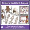 Gingerbread Math Game No Prep Christmas Math Activities - Firstieland ...