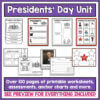 Presidents' Day Activities & Craft George Washington Abe Lincoln First ...