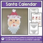 Christmas Countdown Calendar | Santa Craft | Advent Calendar ...