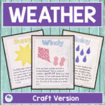WEATHER ACTIVITIES FOR KINDERGARTEN AND FIRST GRADE - DISTANCE LEARNING ...