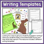 Easter Writing Prompts | Bunny Spring Opinion Writing For First Grade ...