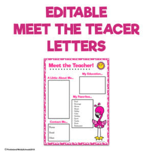 Flamingo Classroom Decor Back To School Forms And Lists - Firstieland ...