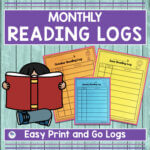Monthly Reading Log Templates For Kindergarten First Grade Second Grade ...