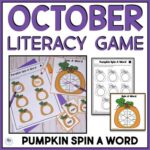October Spelling Activities Halloween Spelling Game Editable ...