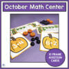 October Math Center Game Ten Frame Addition Pumpkin Math Activities 1st ...