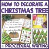 How To Decorate A Christmas Tree Procedural Writing Holiday Writing ...