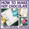 Winter Writing Activities How To Make Hot Chocolate Procedural Writing ...