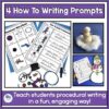 How To Build A Snowman Craft And Procedural Writing Prompt 1st Grade ...