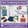 Winter Writing Templates Procedural Writing 1st Grade How To Dress For ...