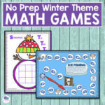 Winter Math Games And Activities For Centers No Prep - Firstieland ...