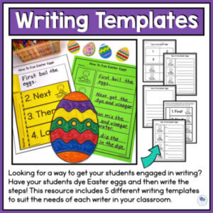 Easter Writing Prompts And Activities For 1st Grade | Easter How To ...