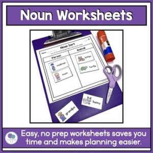 Noun Worksheets | Common And Proper Nouns First Grade Kindergarten ...
