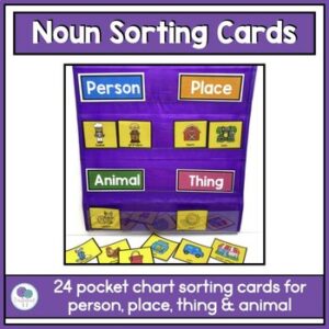 Noun Sort With Pictures | Common And Proper Nouns Sort | Kindergarten ...